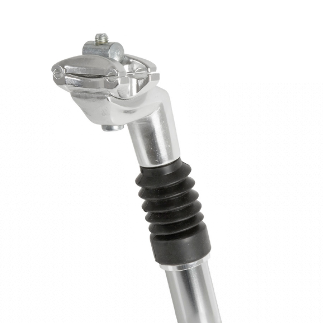 M-Wave silver adjustable suspension seat post 25.4/27.2mm with clamp ...